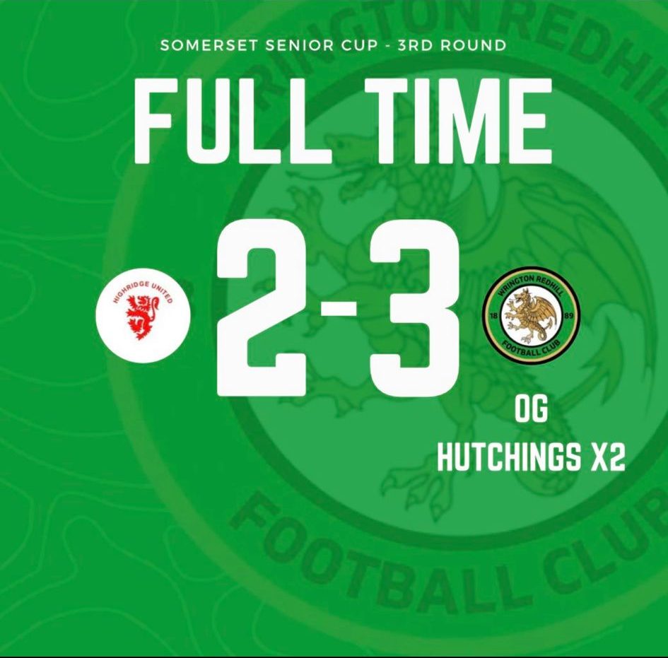 Wrington Redhill | Cup Win at Highridge